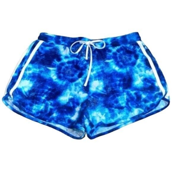 No Boundaries | Shorts | Nobo Vibrant Blue Tiedye Mid High Rise Shorts ...